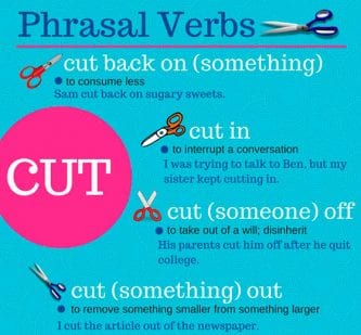 7 phrasal verbs que incluem a palavra “cut”