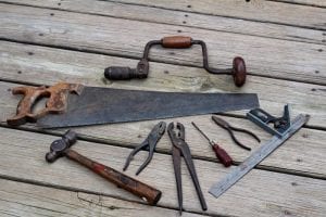 Nomes de ferramentas em inglês