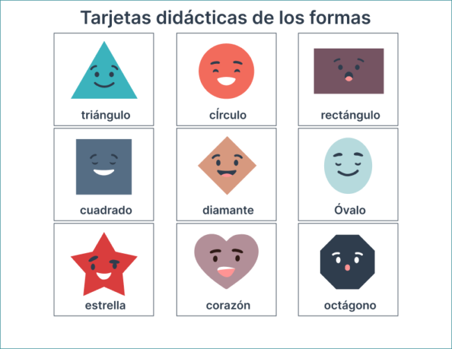 75+ Tarjetas Didácticas en Español Imprimibles