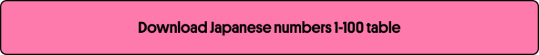 Learn Numbers in Japanese: How to Count From 1-100