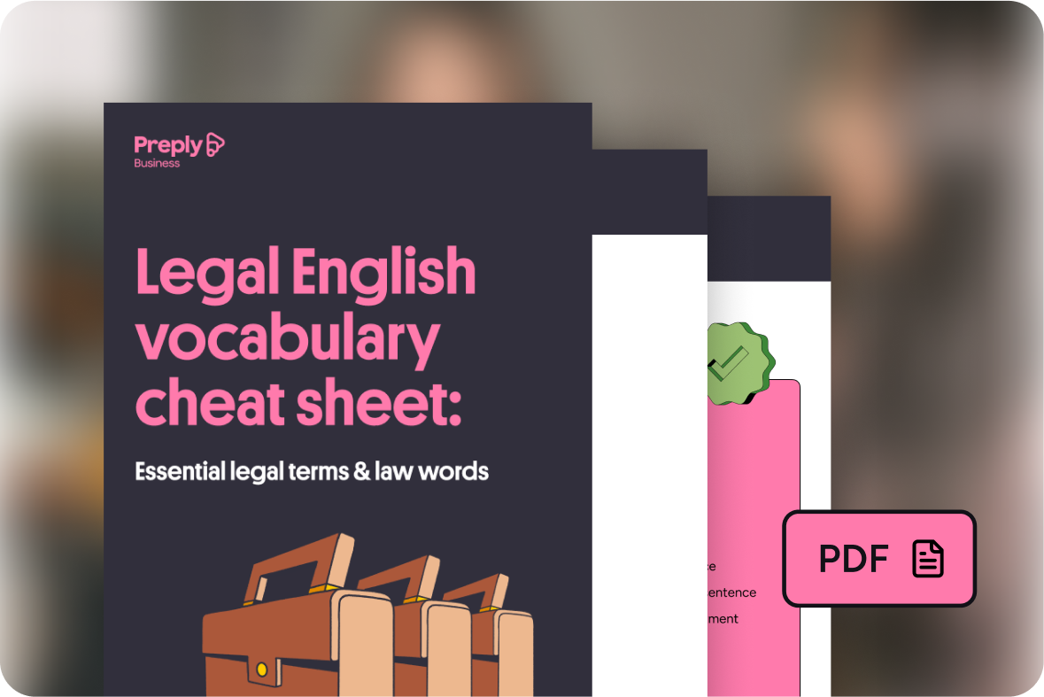 Legal Terms PDF: Glossary and Exercises