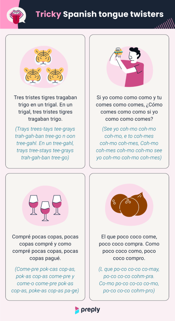 30 Spanish Tongue Twisters to Practice Pronunciation