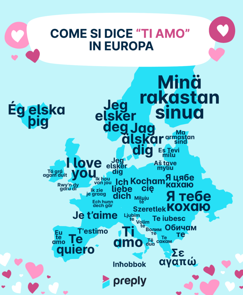 Come si dice "Ti Amo" nel mondo