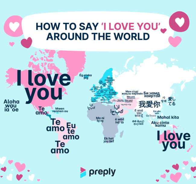 How to Say "I Love You" Across the Globe
