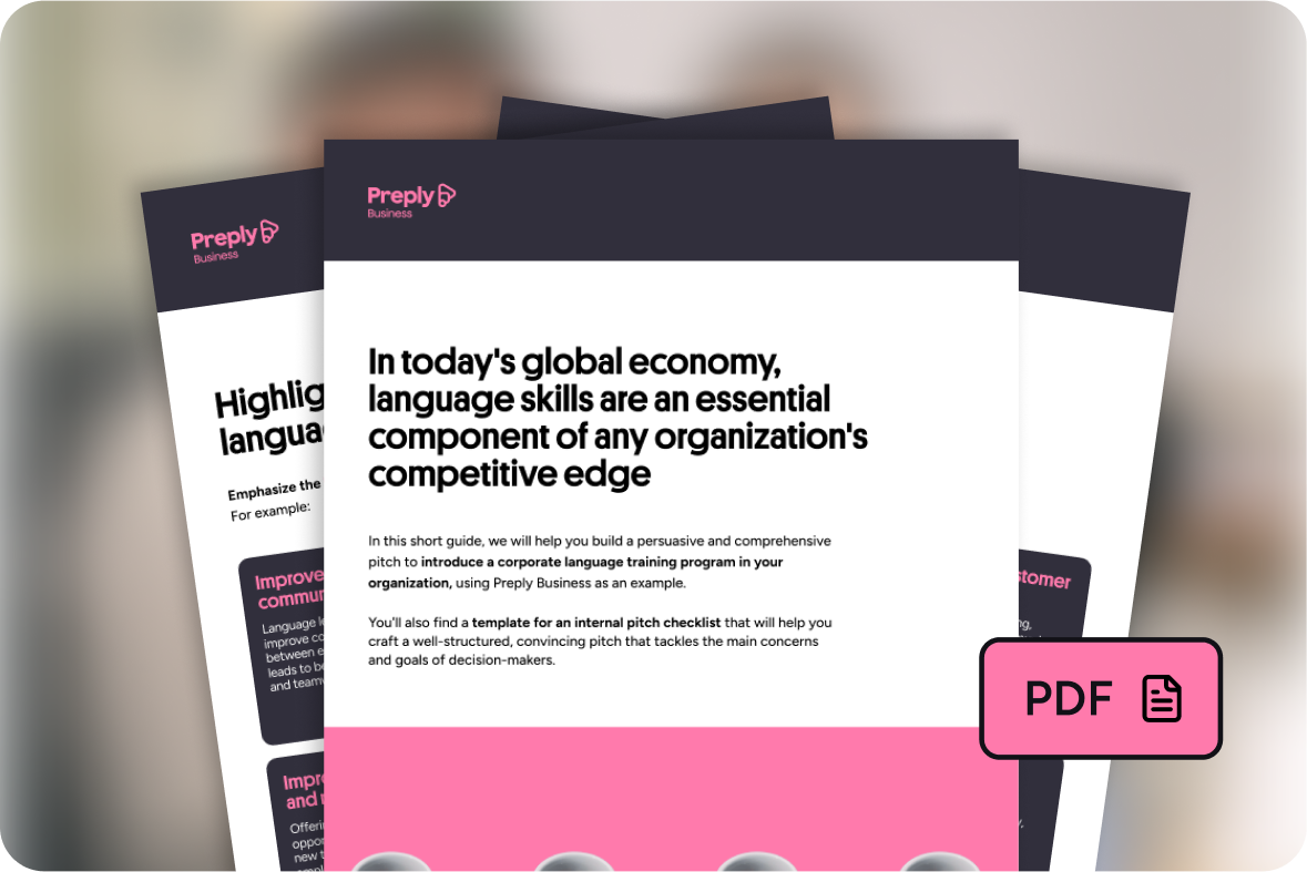Craft an Effective Corporate Language Training Pitch | Download PDF Guide