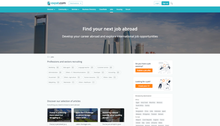 15 Best International Job Boards For Up-and-Coming Expats