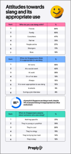 How does Singapore feel about slang?