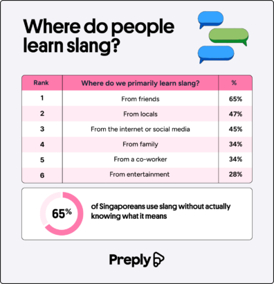 How does Singapore feel about slang?